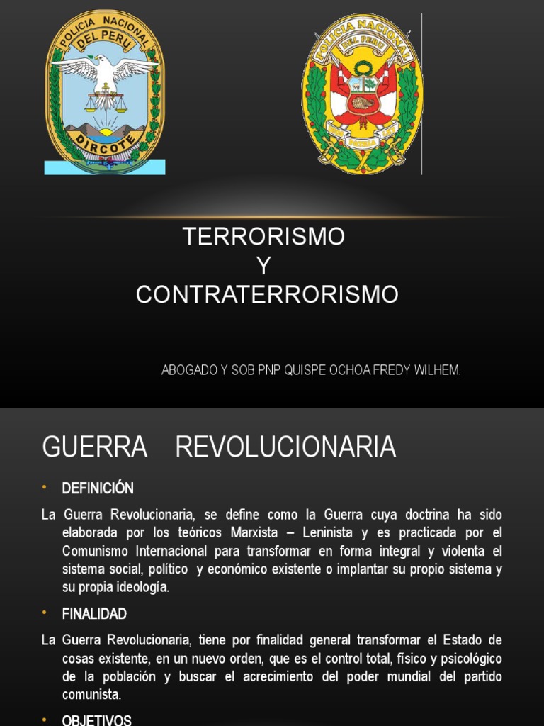 Terrorismo y Contra T | PDF | Estado de emergencia | Comunismo