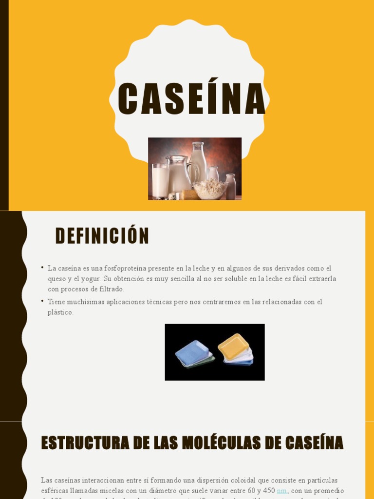 Caseína | PDF | Biología Molecular | Biología estructural