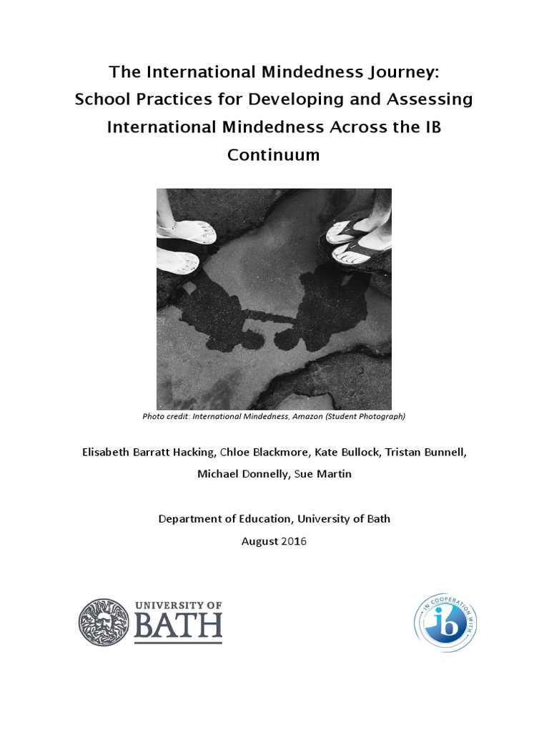 Developing International Mindedness in IB Schools | PDF | Case Study ...