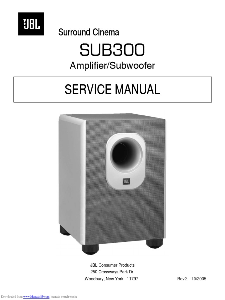 Sub 300 | PDF | Loudspeaker | Amplifier