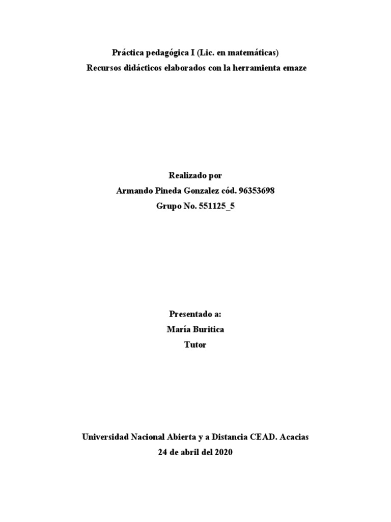 Actividad Con Emaze | PDF | Fracción (Matemáticas) | Número racional