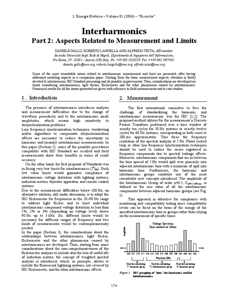 Interharmonics | PDF | Spectral Density | Sampling (Signal Processing)