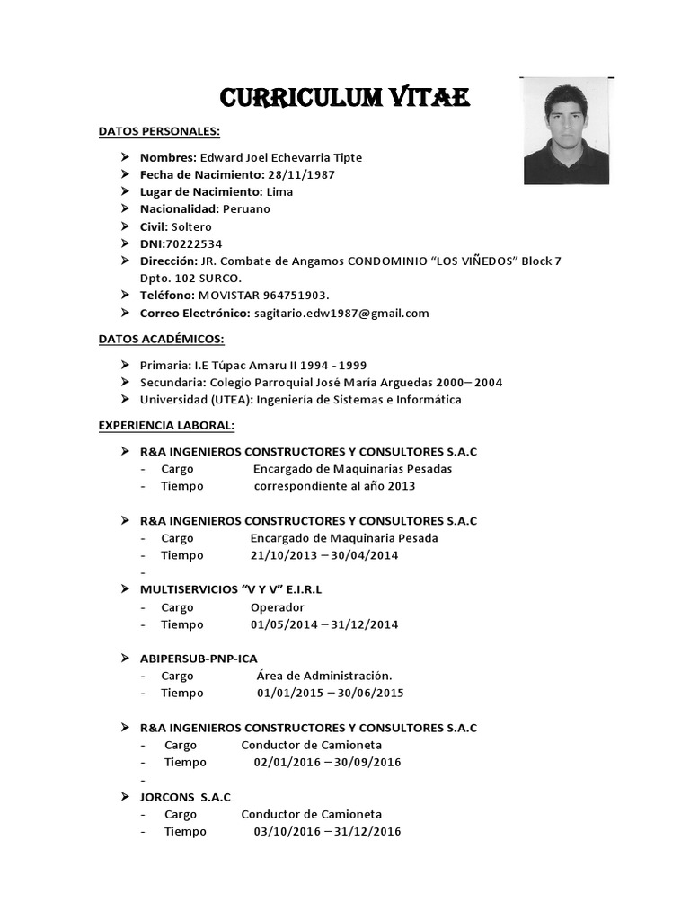 CV Edward | PDF