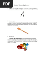 20 Kitchen Tools and Its Uses | PDF | Frying Pan | Spoon