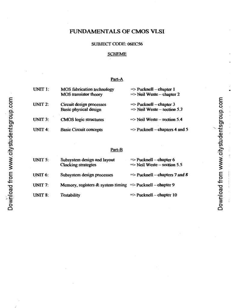 VLSI Notes VTU (WWW - Citystudentsgroup.com) (1) - 1448972759051 PDF | PDF