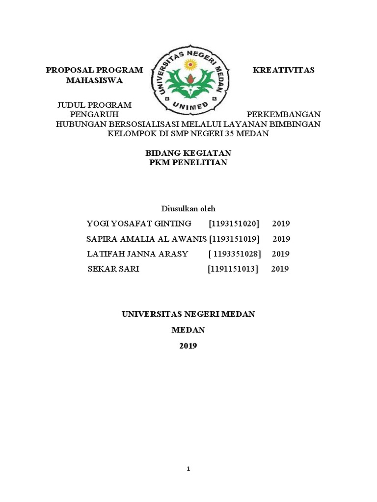 Laporan Mini Riset - PKM (P) | PDF | Karier & Perkembangan | Ilmu Sosial