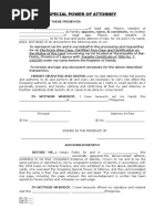 SPA To Process Business Permit With The BIR | PDF | Power Of Attorney ...