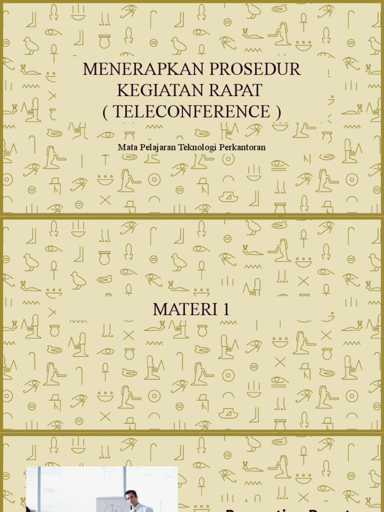 TELECONFERENCE MEETING PROCEDURES | PDF