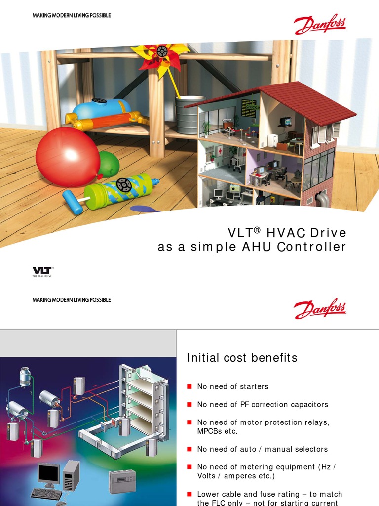 VLT HVAC Drive As AHU Controller-V3 | PDF | Equipment | Electrical ...