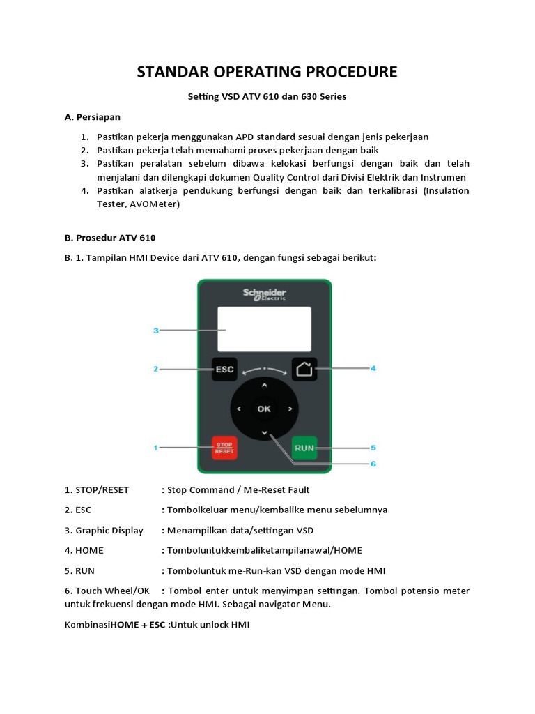 Setting VSD ATV 610-630 0.3 | PDF