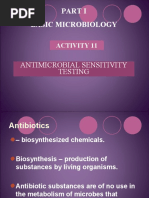 9.culture Sensitivity Tests | PDF | Biology | Microbiology