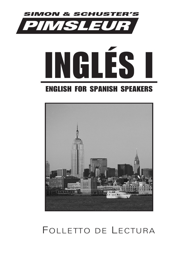 InglEs I English For Spanish Speakers | PDF | Notación | Lingüística