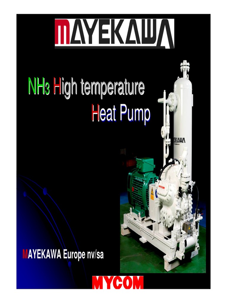 Mayekawa High Temperature Heat Pumps | PDF | Heat Pump | Air Conditioning