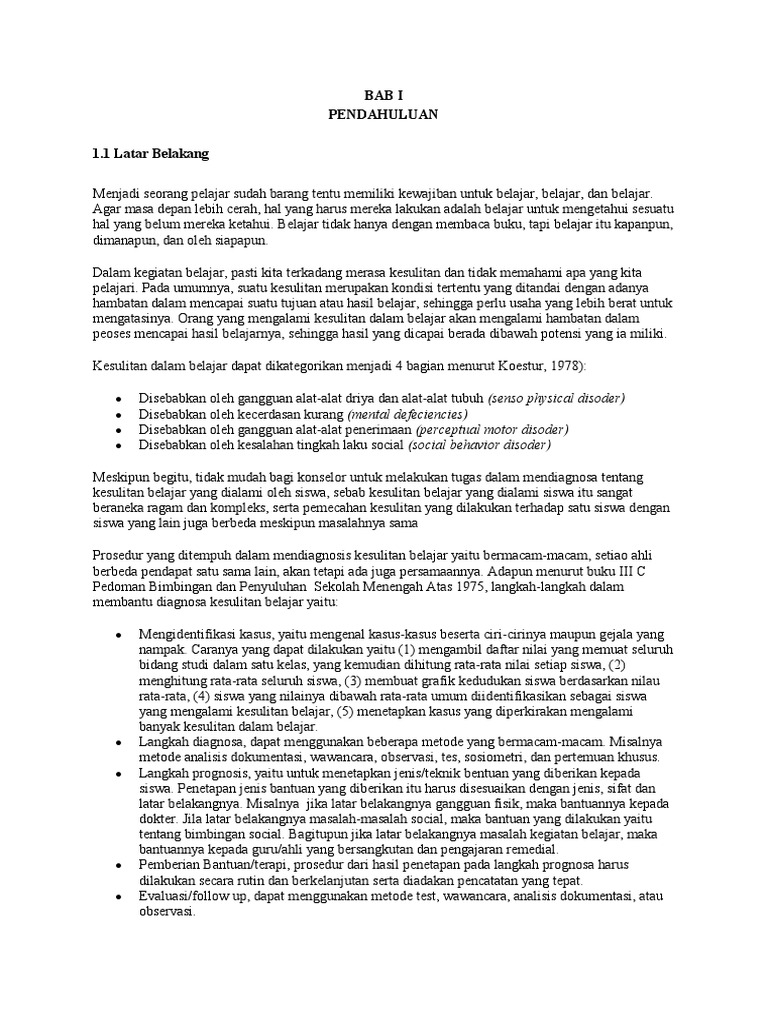 Bab 1 Dan Bab 2 MR | PDF