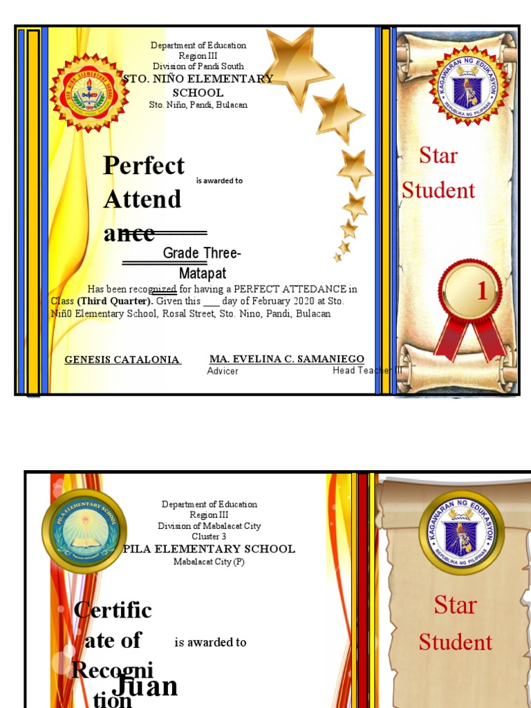 Award Certificates EDITABLE | PDF