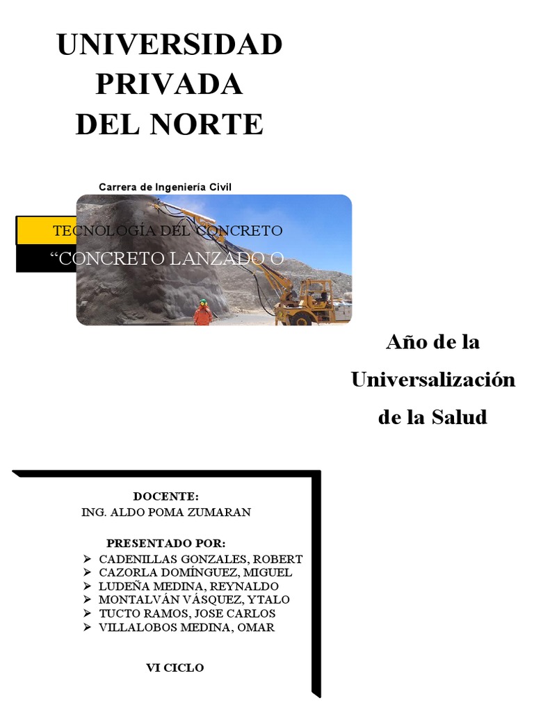 Concreto Lanzado o Shotcrete-1 | PDF | Hormigón | Cemento