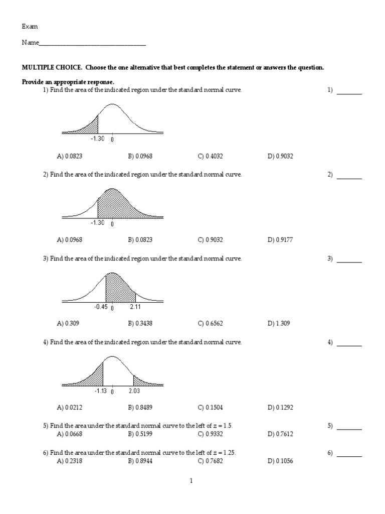 Normal Distr | PDF | Standard Score | Reference Range
