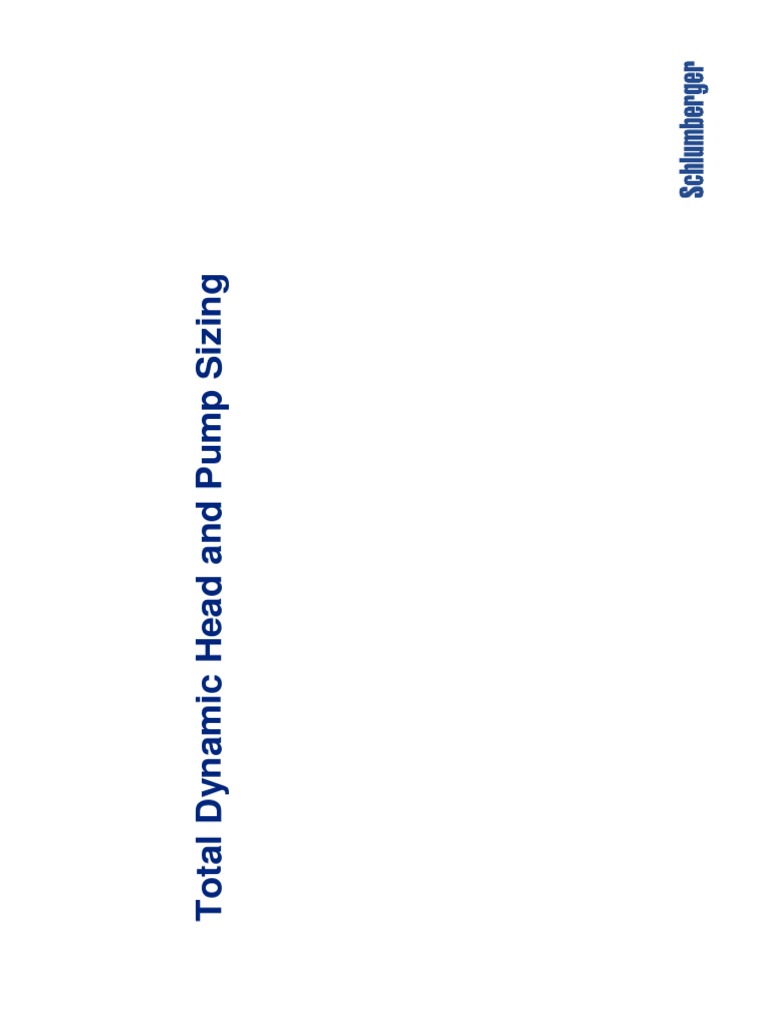 2 TDH Pump Sizing | PDF | Lift (Force) | Fluid Dynamics