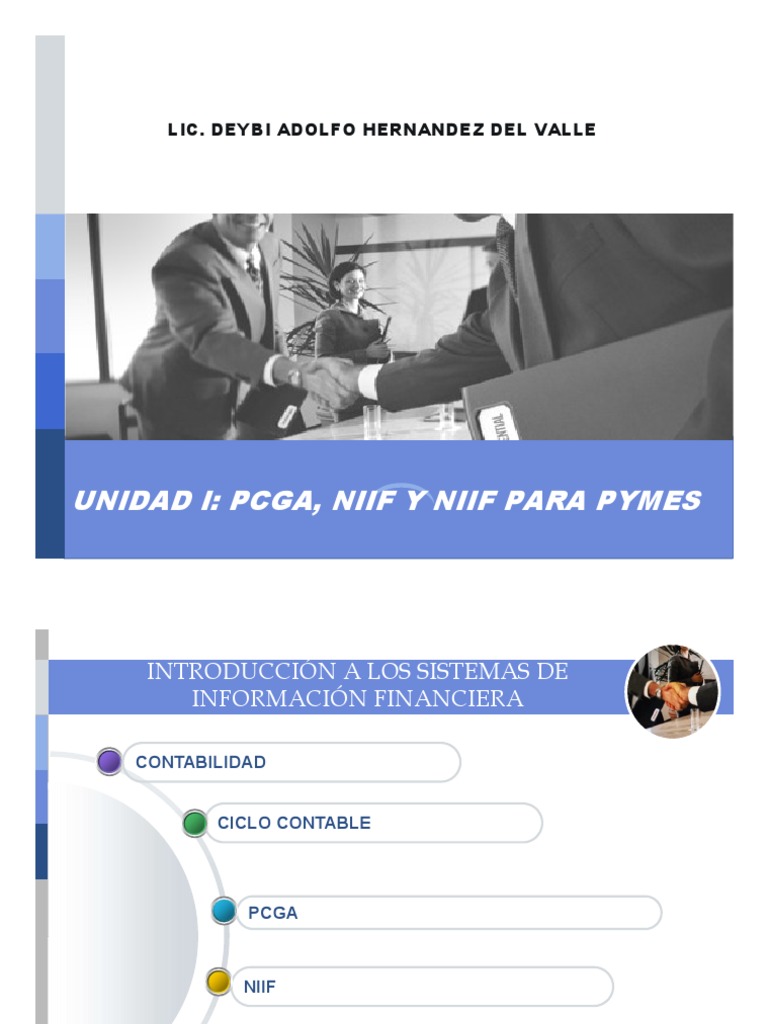 Pcga, Niif y Niif para Pymes | PDF | normas internacionales de ...