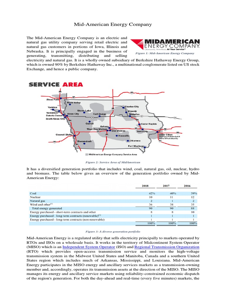 Mid American Energy Company | PDF | Power (Physics) | Electricity
