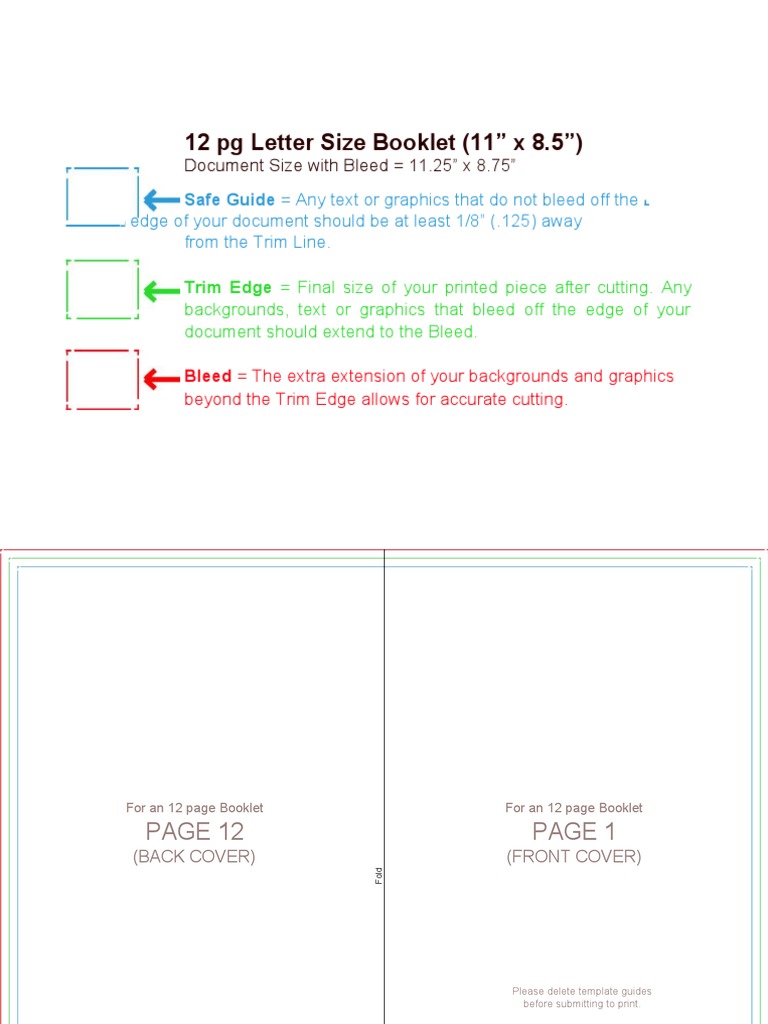 Booklet Template 01 | PDF | Home & Garden