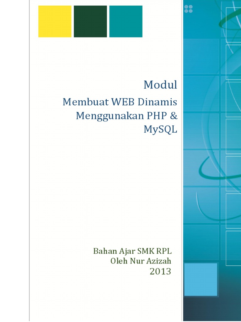 Modul Membuat WEB Dinamis Menggunakan PHP PDF | PDF
