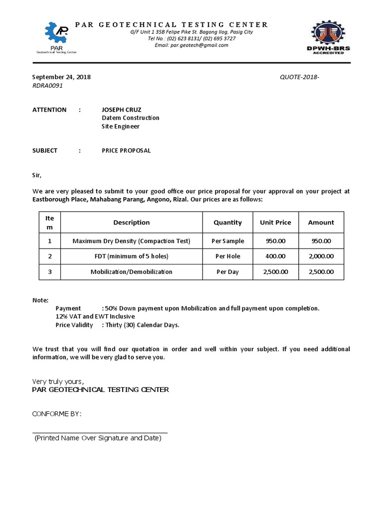 RDRA0091: Ite M Description Quantity Unit Price Amount | PDF