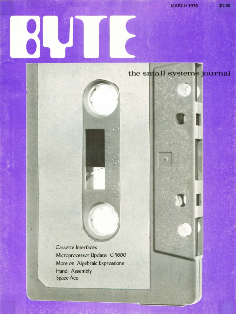 BYTE Vol 00-07 1976-03 Cassette Interfaces PDF | PDF | Computer Program ...