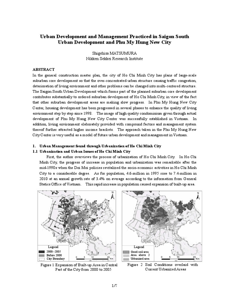 Phu My Hung New Town Matsumura201305 | PDF | Ho Chi Minh City | Economies