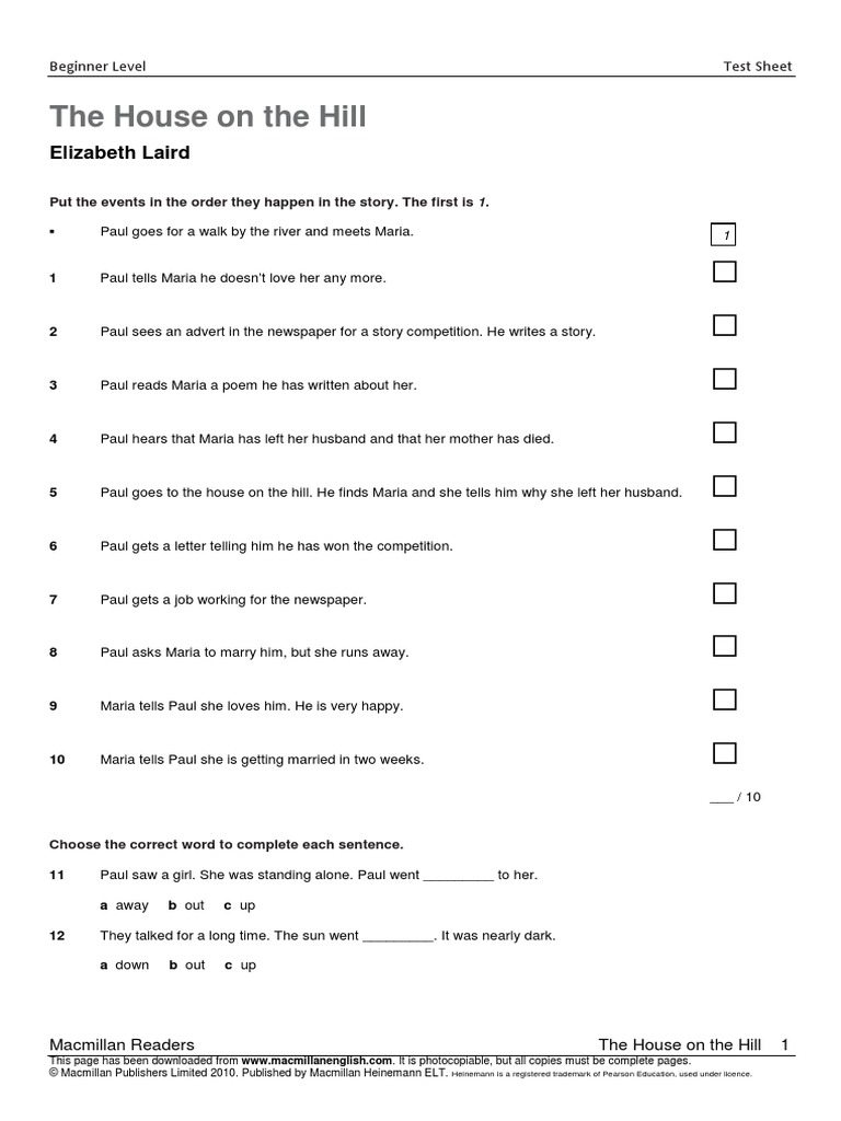 The House On The Hill Test | PDF