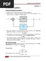 Feedback Topologies | PDF | Amplifier | Electronic Engineering