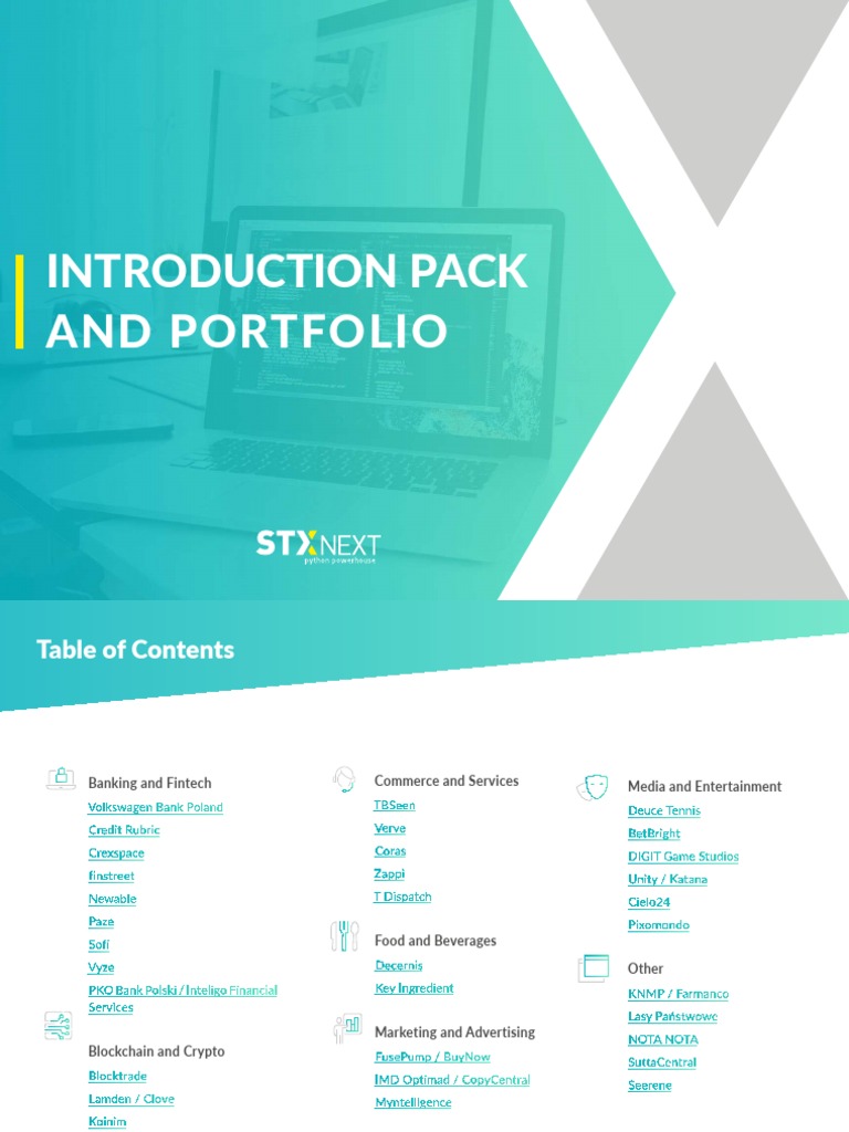 STX Next - Introduction Pack | PDF | Mobile App | Cryptocurrency