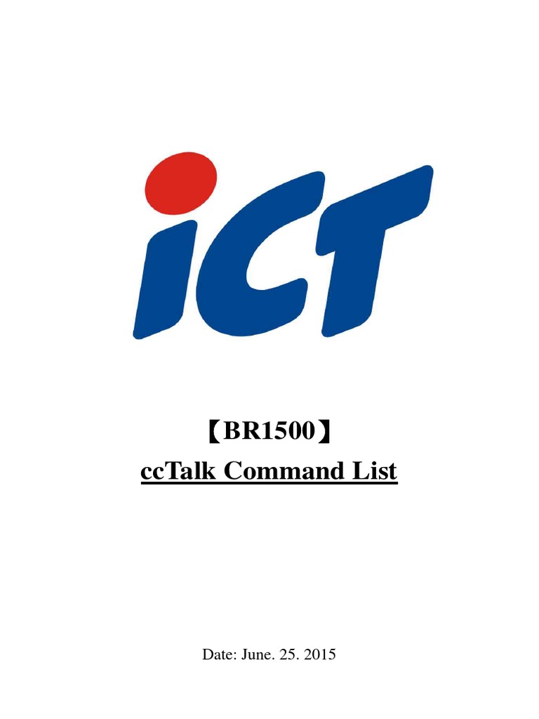 BR1500 Cctalk Command List - SWD-06 | PDF | Subroutine | Transmission ...