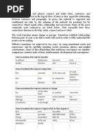 APA Transition Words Quick Guide | PDF | Phrase | Sentence (Linguistics)