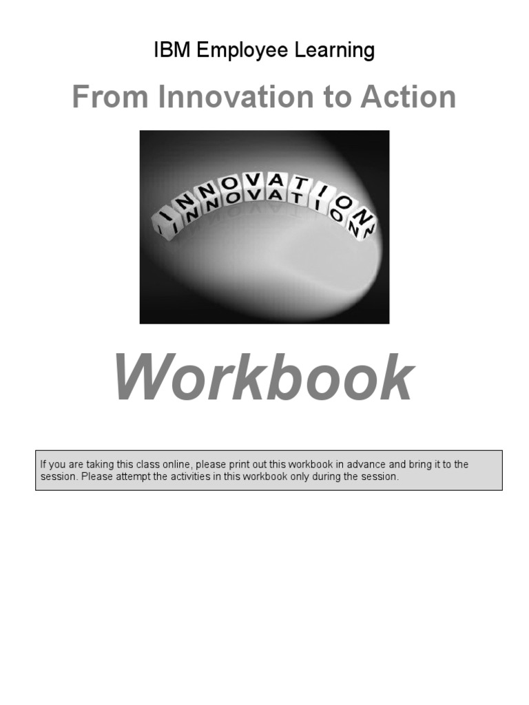 Om Innovation To Action - Workbook - v3.0 - E2E | PDF | Retail | Online ...