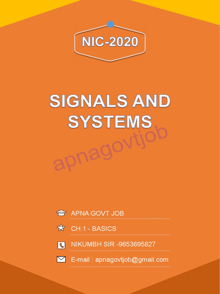 1.basics of Signals PDF | PDF