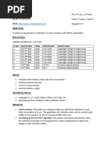 DXC Resume Format | PDF | Computing | Software Development