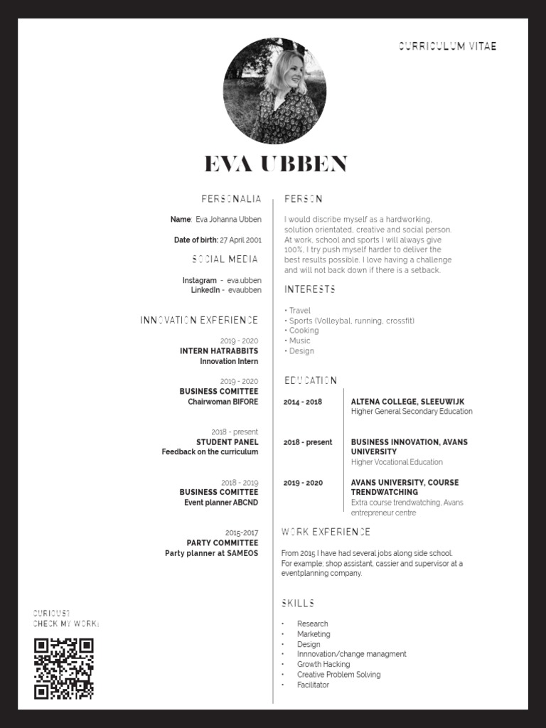 CV Kopie | PDF | Innovation | Learning