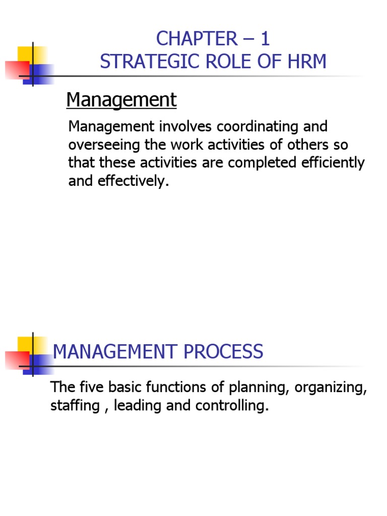 Strategic HRM: Roles and Functions | PDF | Employment | Human Resource ...