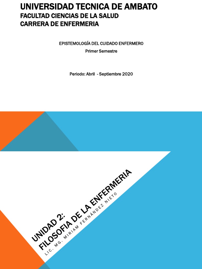 Filosofia de Enfermeria | PDF | Enfermería | Paradigma