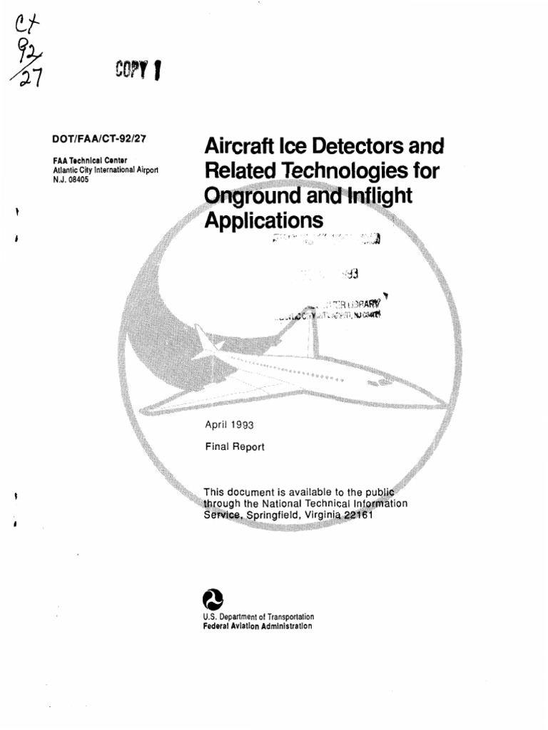 A Survey of Aircraft Ice Detection Systems and Promising Related ...