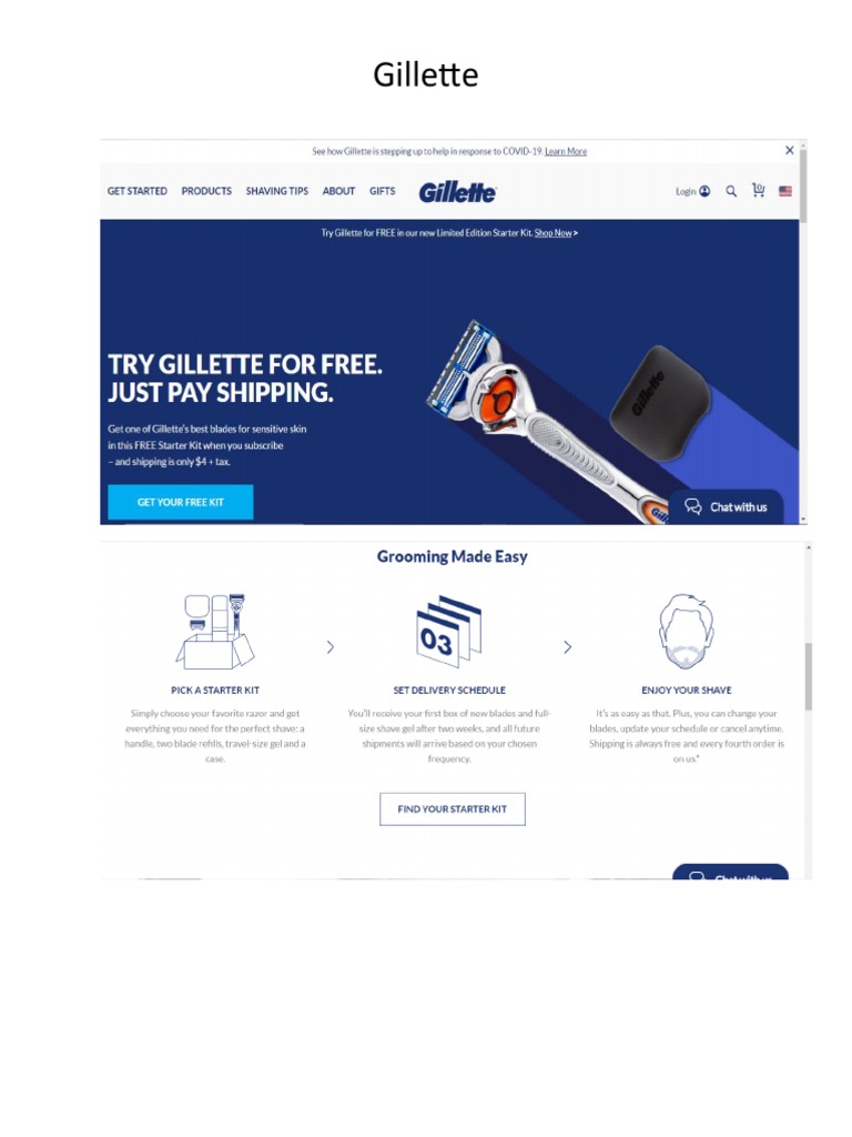 Gillette | PDF | Razor | Shaving