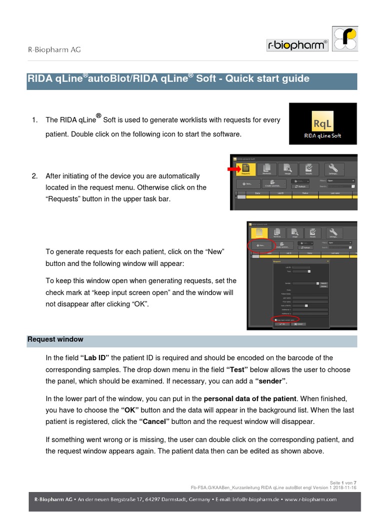 Fb-FSA.G - KAABen - Kurzanleitung RIDA Qline Autoblot Engl Version 1 ...
