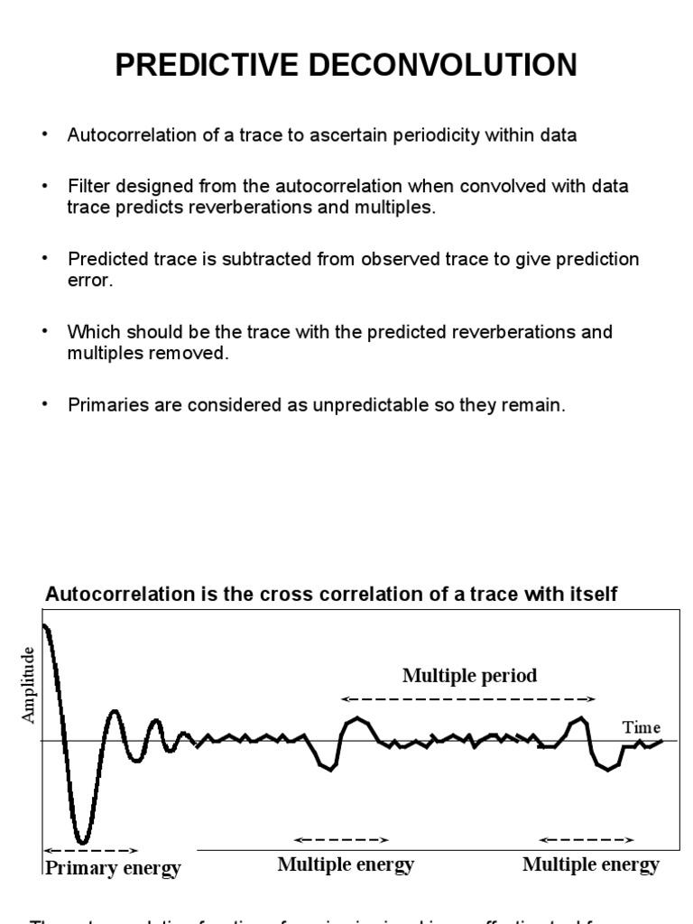 Deconvolution | PDF | Autocorrelation | Wavelet