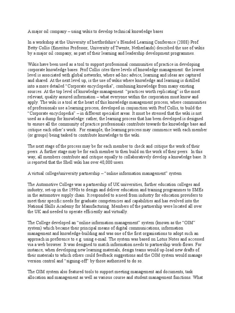 Communication Case Studies | PDF | Consultant | Learning