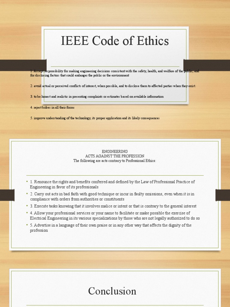 IEEE Engineering Ethics Overview | PDF