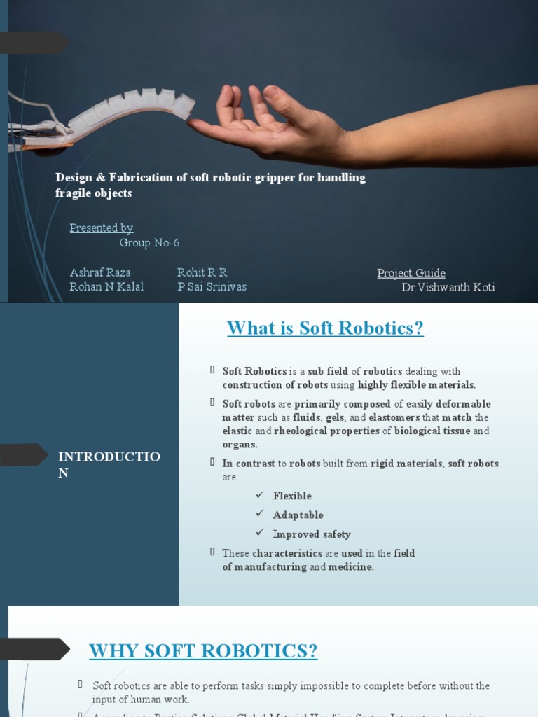Design & Fabrication of Soft Robotic Gripper For Handling Fragile ...