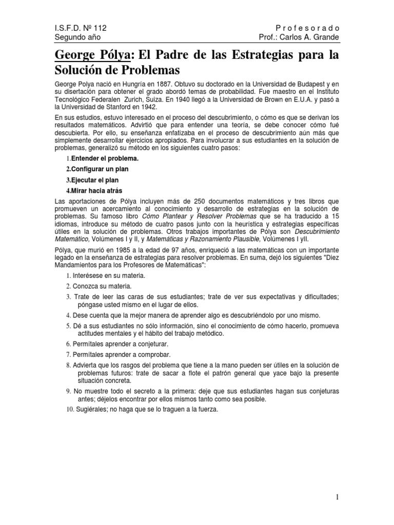 Trabajo sobre Campos numéricos | PDF | Matemática Elemental | Enseñanza ...