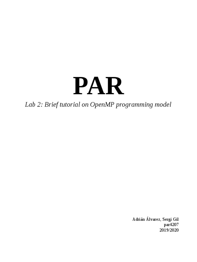 Lab2 Par | PDF | Control Flow | Computer Programming