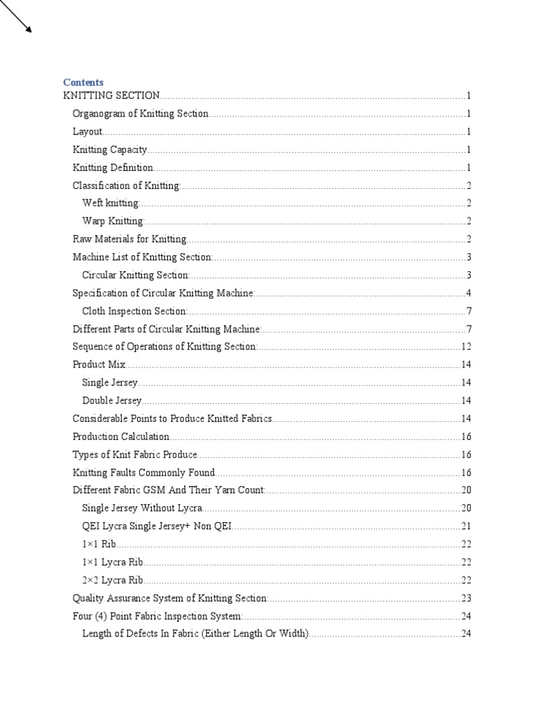 Industrial Attachment Report On Micro Fibre Group | PDF | Knitting ...